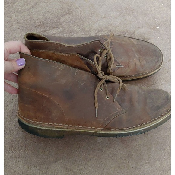 Clarks | Shoes | Clarks Originals Desert Boot Mens Brown 5 Leather ...